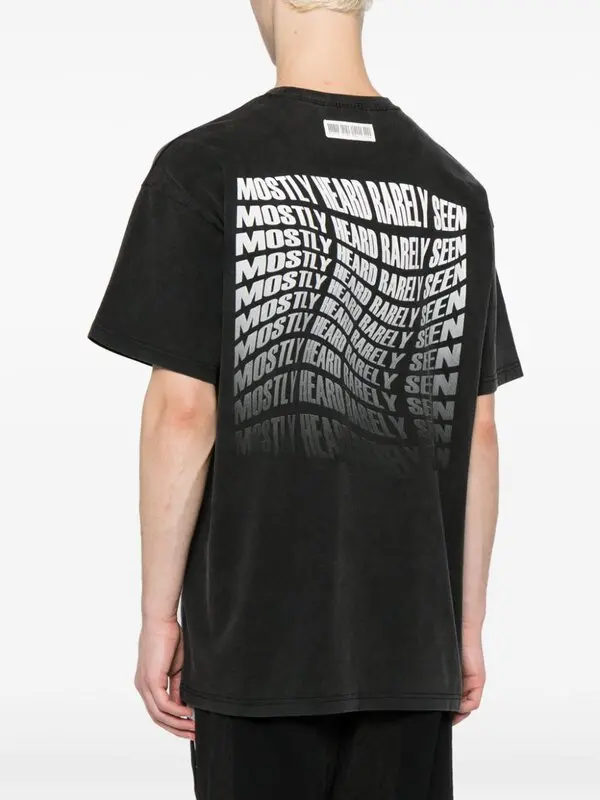 MOSTLY HEARD RARELY SEEN Logo-print Cotton T-shirt