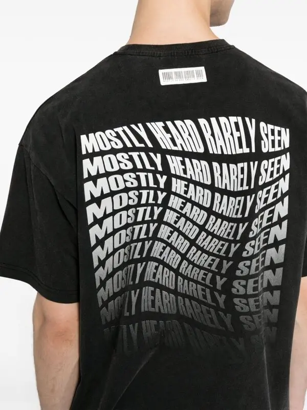 MOSTLY HEARD RARELY SEEN Logo-print Cotton T-shirt
