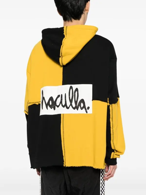 HACULLA. Handful Panelled Hoodie - Orange
