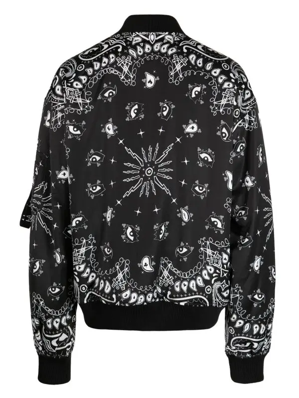 HACULLA. Paisley-print Reversible Bomber Jacket