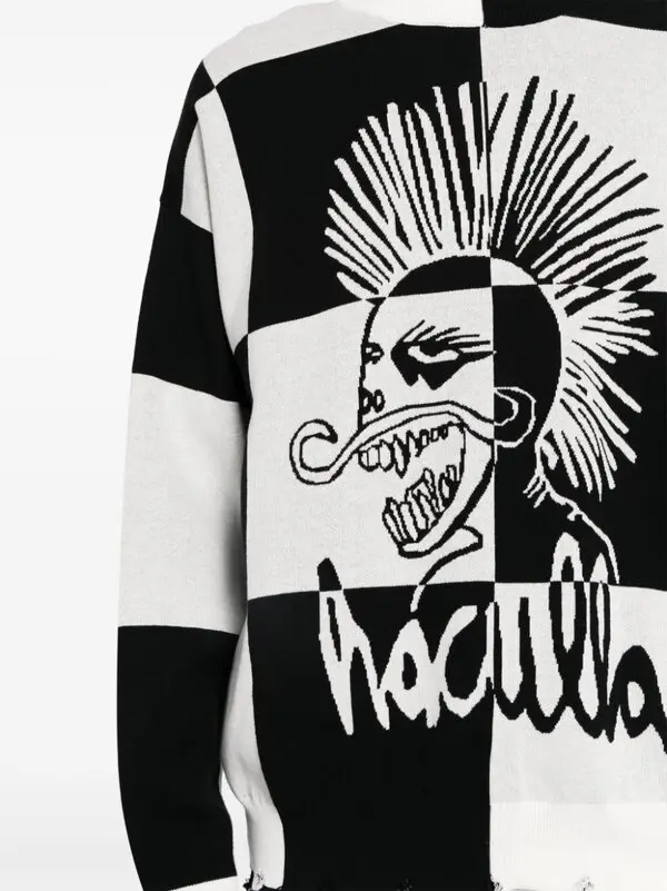 HACULLA. This Is Chess Intarsia-knit Jumper