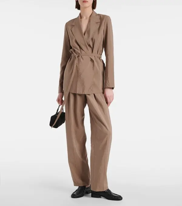 JOSEPH Mayet Silk-blend Twill Blazer