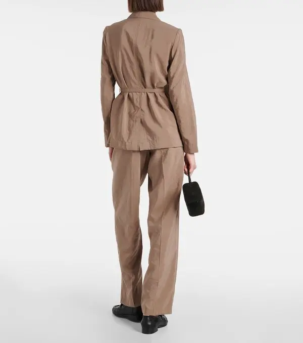 JOSEPH Mayet Silk-blend Twill Blazer