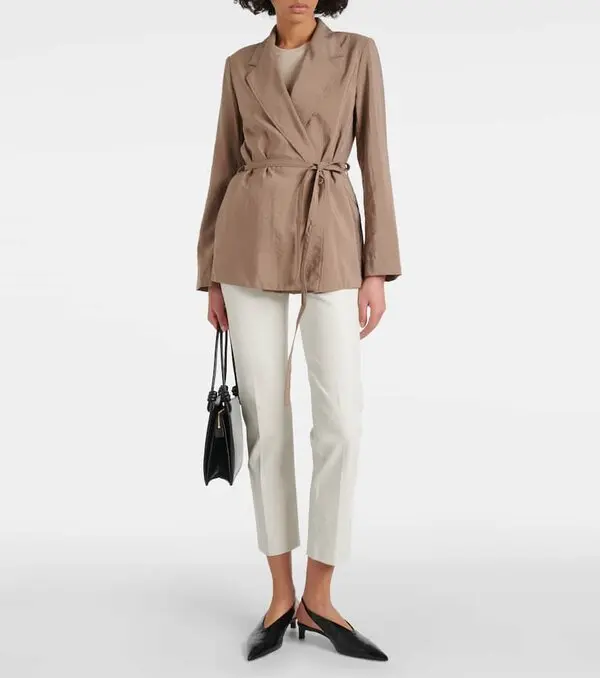 JOSEPH Mayet Silk-blend Twill Blazer