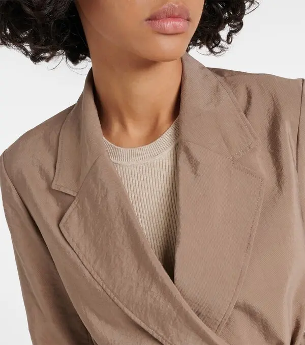 JOSEPH Mayet Silk-blend Twill Blazer