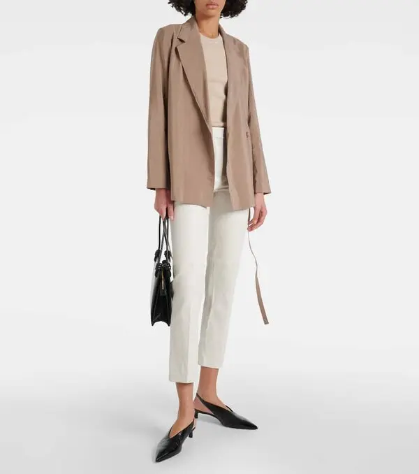 JOSEPH Mayet Silk-blend Twill Blazer