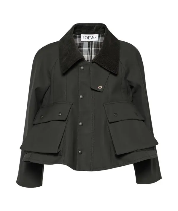 Loewe Trapeze Waxed Cotton Jacket