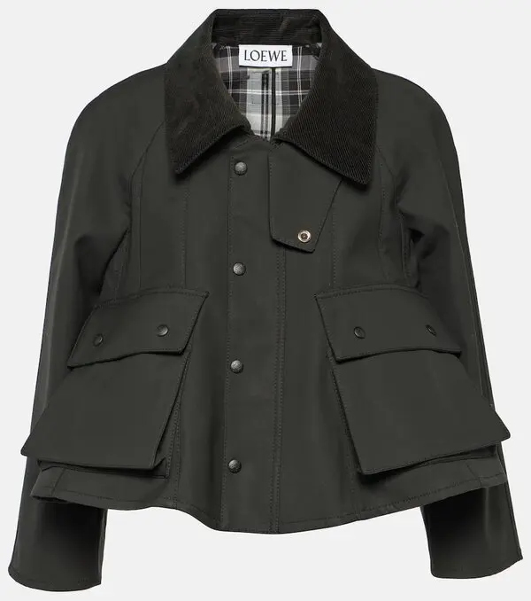 Loewe Trapeze Waxed Cotton Jacket