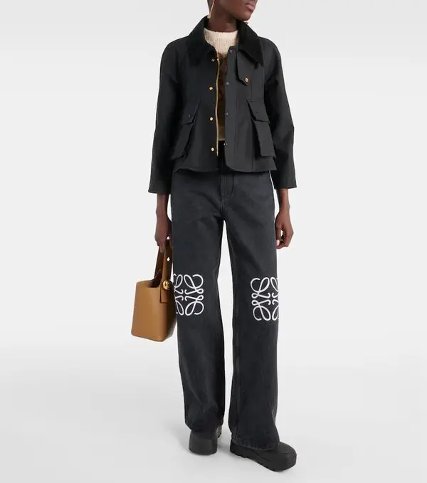 Loewe Trapeze Waxed Cotton Jacket