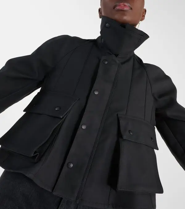 Loewe Trapeze Waxed Cotton Jacket