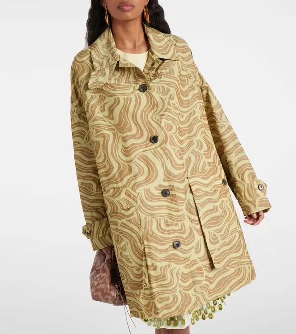 Dries Van Noten Printed Coat