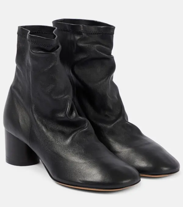 Isabel Marant Étoile Laeden Leather Ankle Boots