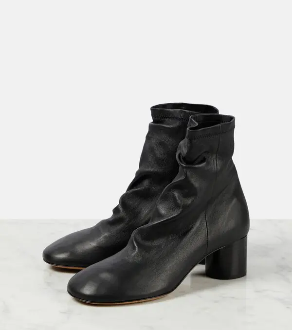 Isabel Marant Étoile Laeden Leather Ankle Boots