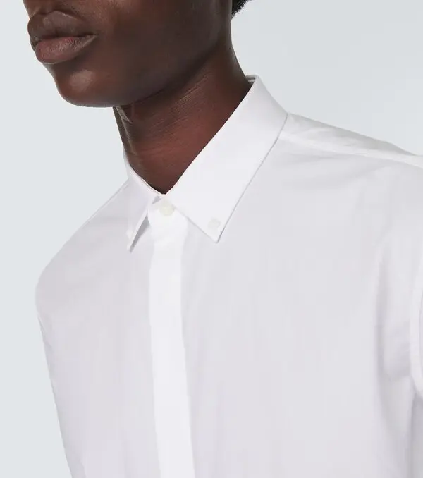 Valentino Garavani Rockstud Untitled Cotton Poplin Shirt - White