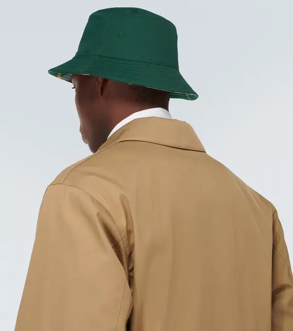 Burberry Reversible Twill Bucket Hat