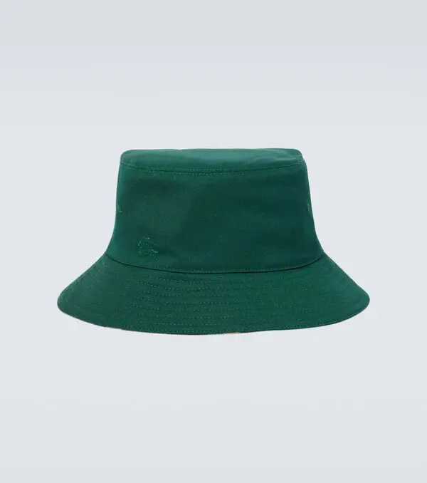 Burberry Reversible Twill Bucket Hat