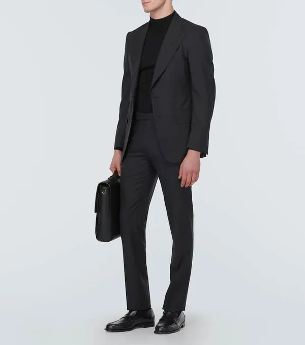 GIANVITO ROSSI Michael Leather Loafers - Black