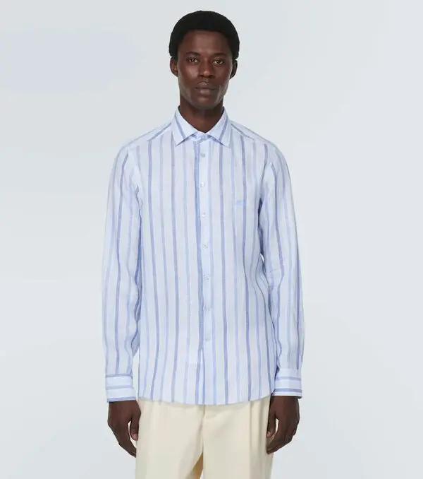 Etro Striped Linen Shirt
