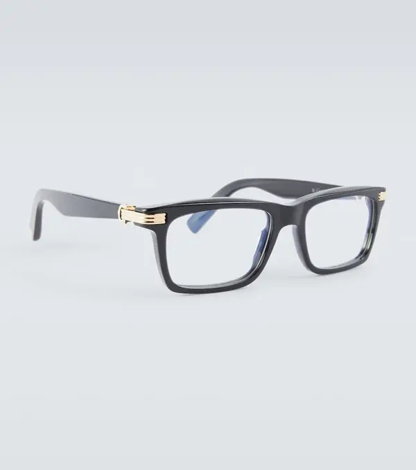 Cartier Square Frame Glasses - Black