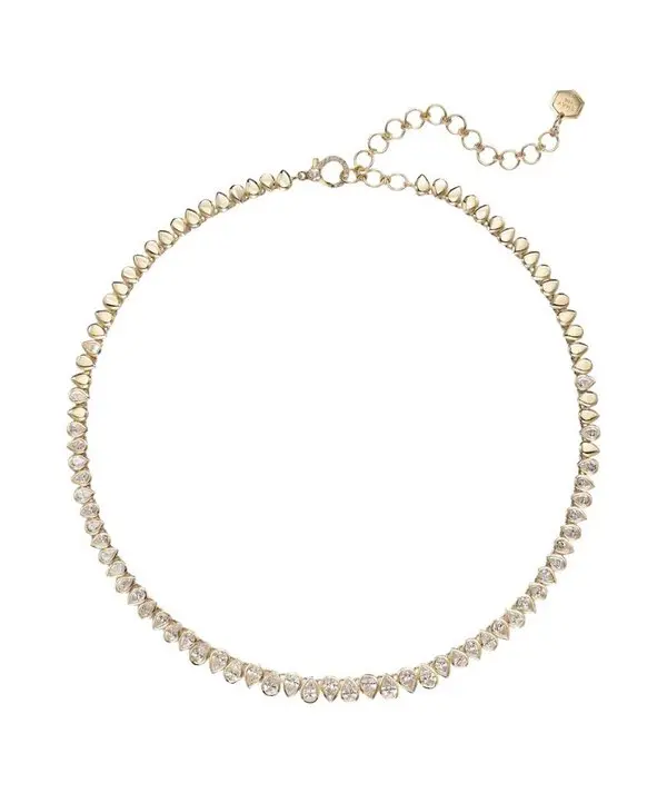 Shay Jewelry Tennis Diamond Necklace - Gold