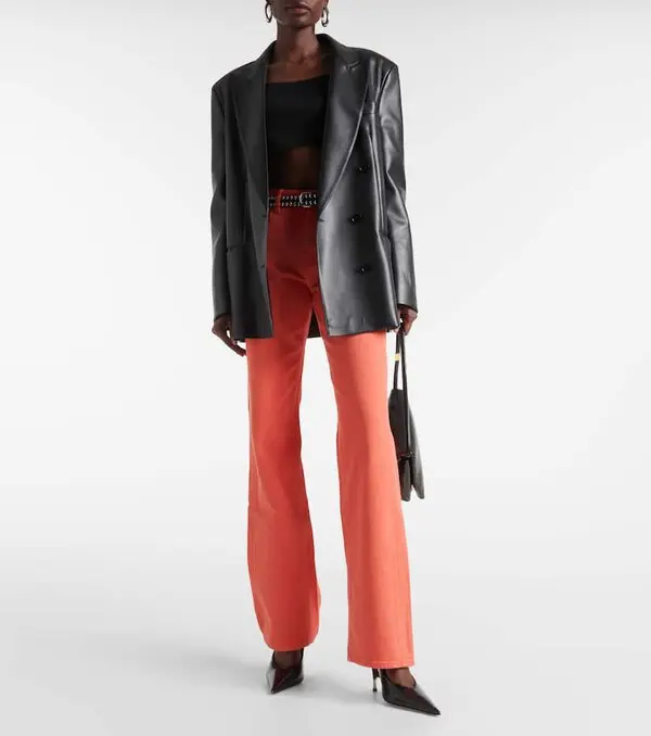 7 For All Mankind Tess High-rise Straight Jeans