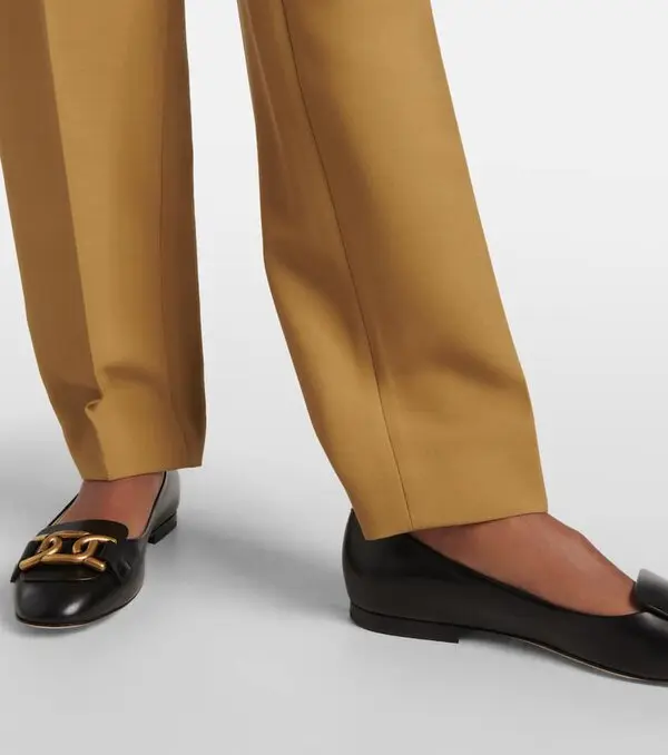 TOD'S Virgin Wool Straight Pants