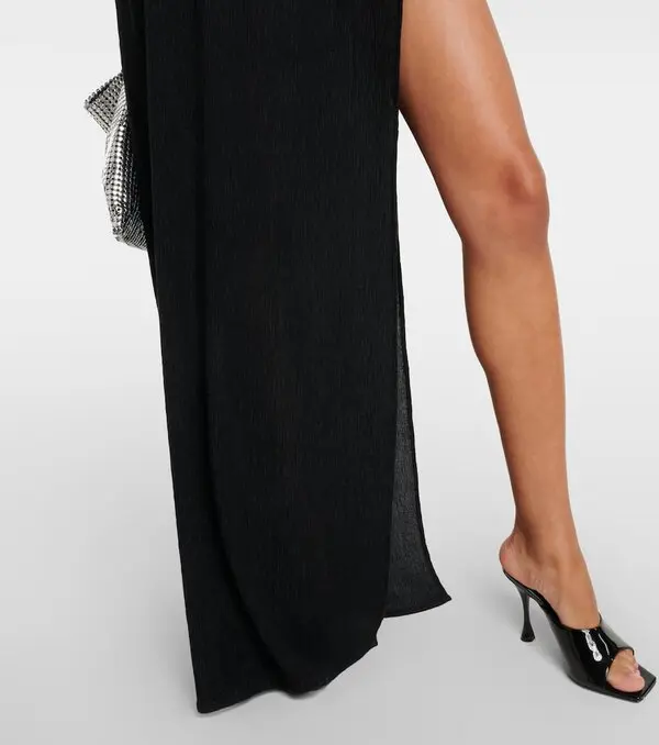 Magda Butrym Embellished Maxi Skirt - Black