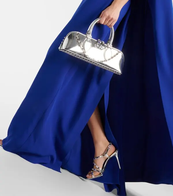 Valentino Garavani Caped Silk Gown