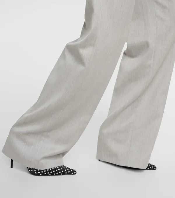Magda Butrym Mid-rise Wool Straight Pants