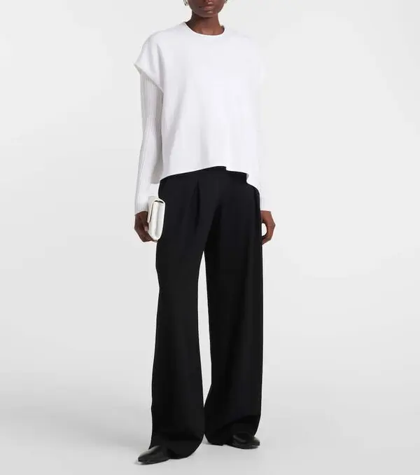 FFORME Faye High-rise Wool Wide-leg Pants