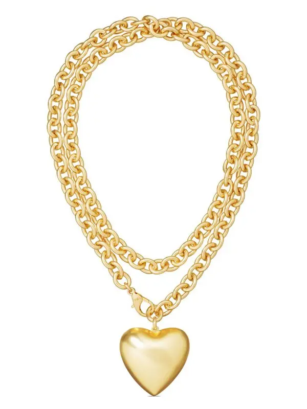 ROXANNE ASSOULIN The Puffy Heart Necklace - Gold