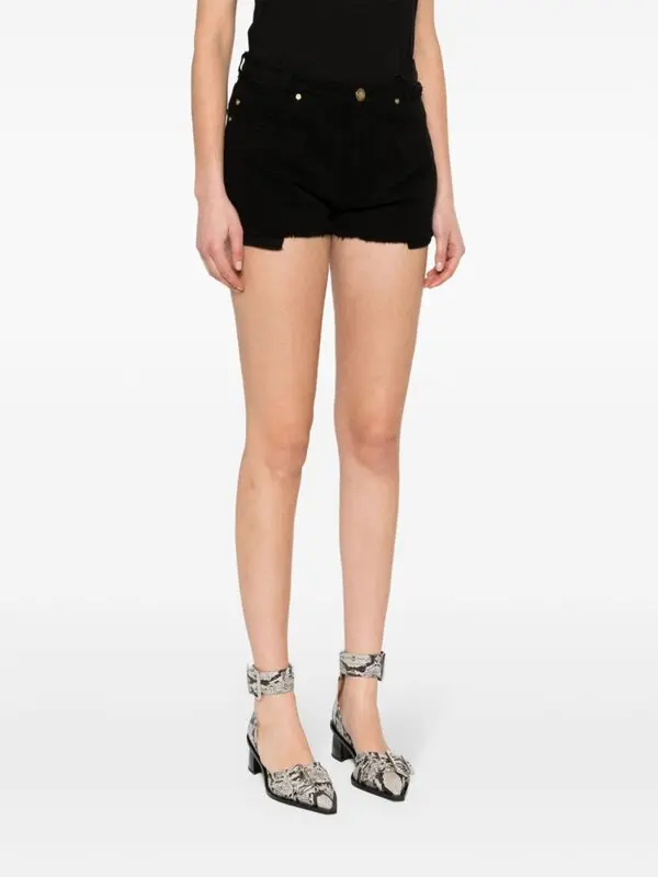 Pinko Distressed Denim Shorts
