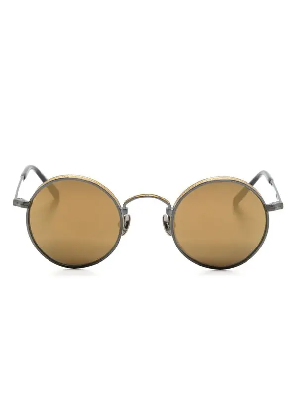 Matsuda M3100 Round Frame Sunglasses - Black