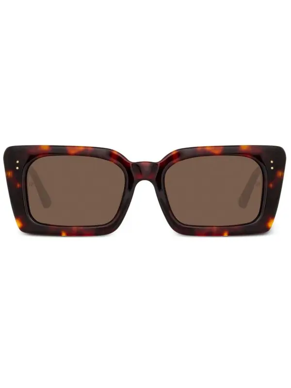 Linda Farrow Nieve Sunglasses - Brown