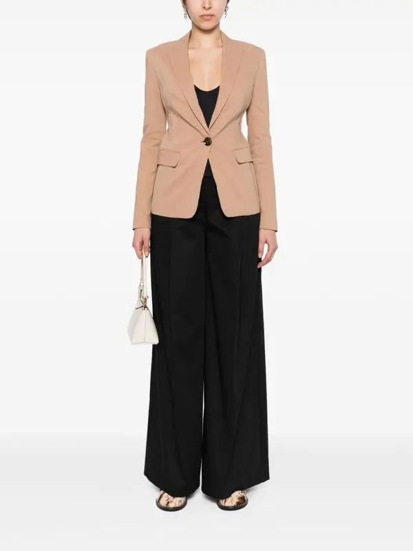 Pinko High-waisted Wide-leg Trousers