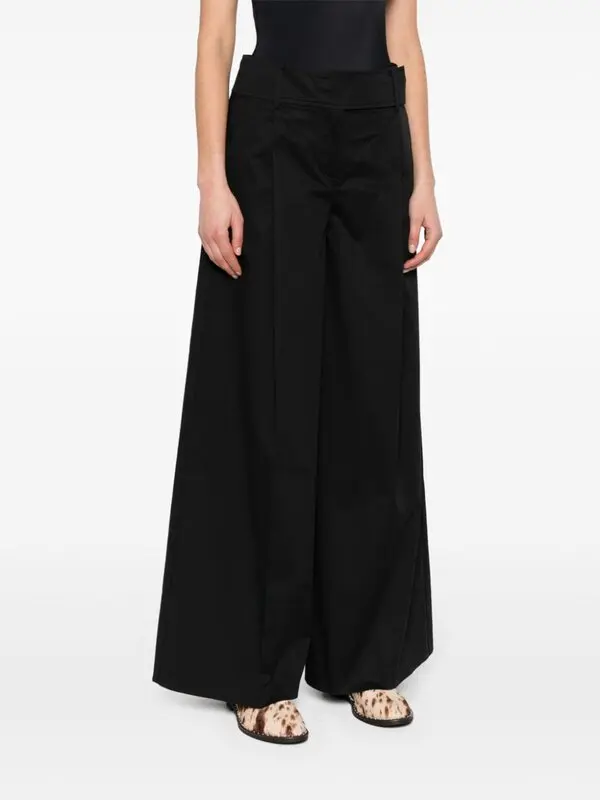 Pinko High-waisted Wide-leg Trousers