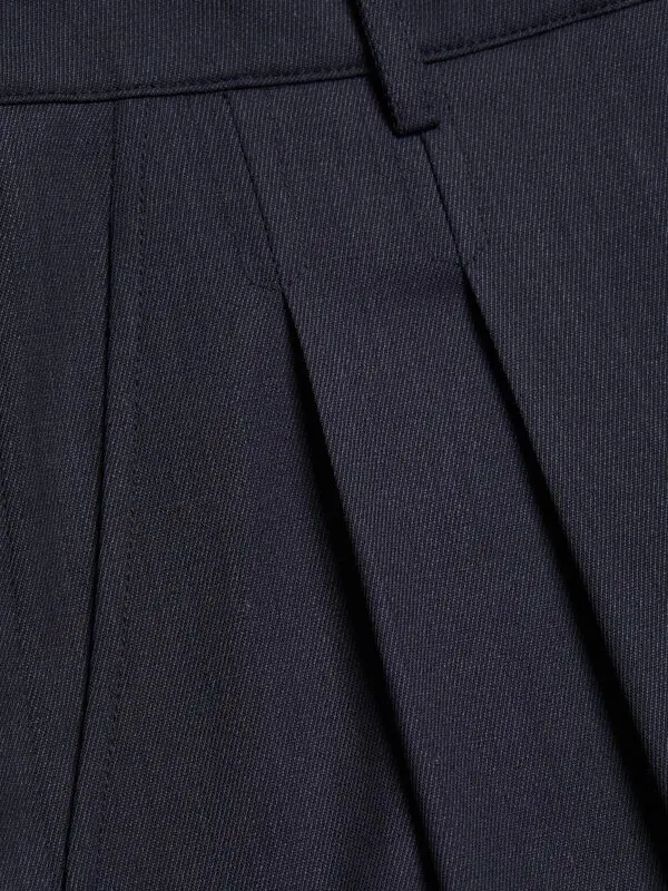 TWP New Didi Wool Wide-leg Pants - Indigo