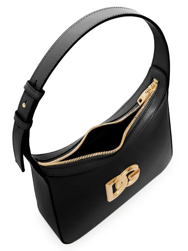 Dolce & Gabbana Leather Shoulder Bag - Black