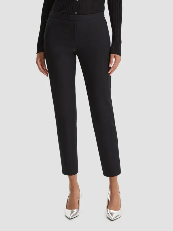 Theory Thaniel Cotton-blend Crop Pull-on Pants
