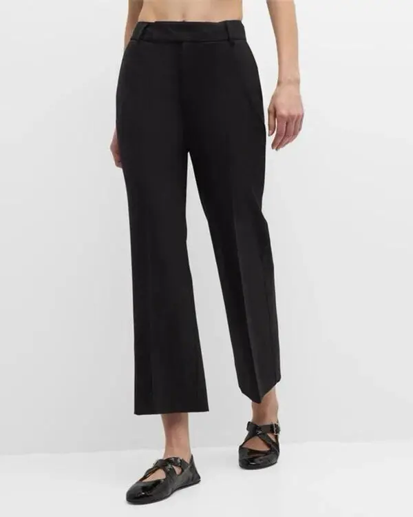 Proenza Schouler Marlene Tropical Wool Kick-flare Pants