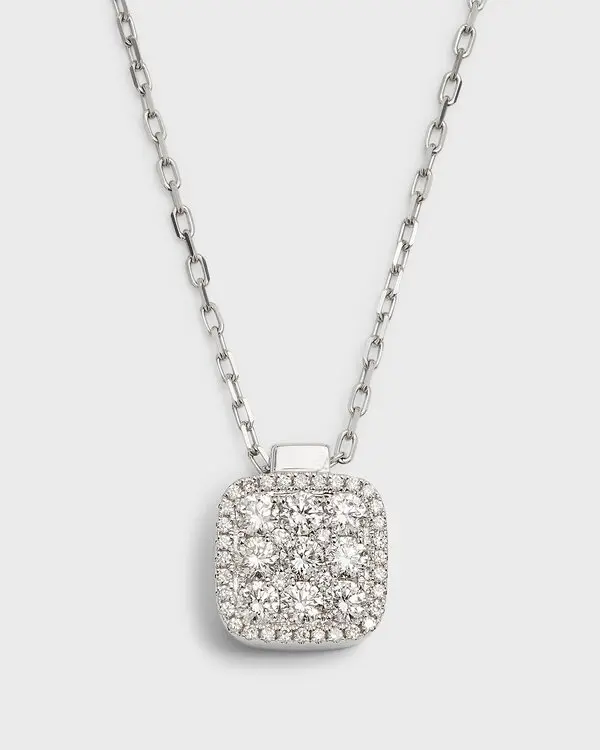 FREDERIC SAGE Firenze Ii Cushion Pendant Necklace - Diamond