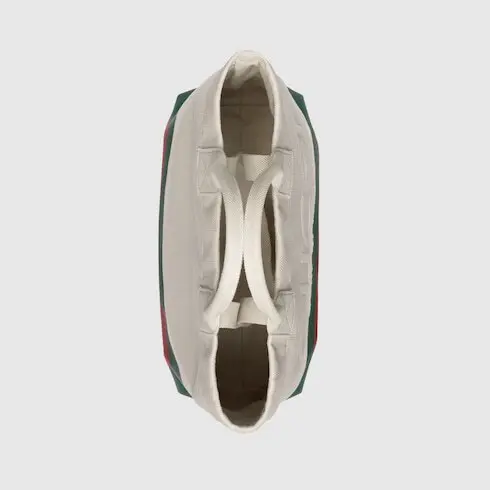 Gucci Canvas Tote Bag With Embossed Detail Fabric