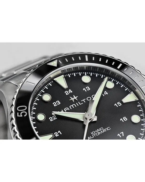 Hamilton Scuba Khaki Field Watch - Black/silver