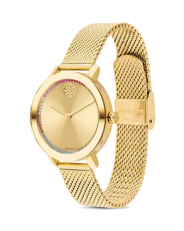 Movado Bold Mesh Bracelet Watch, 34mm