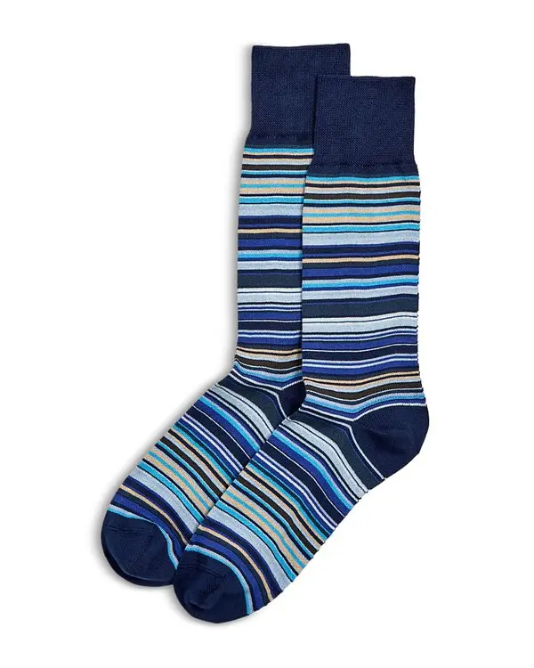 Paul Smith Signature Stripe Crew Socks - Blue
