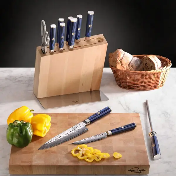 CANGSHAN Kita Blue 12-piece Knife Block Set
