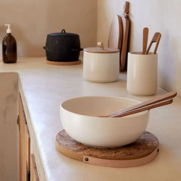 COSTA NOVA Pacifica 10 Stoneware Serving Bowl - Vanilla