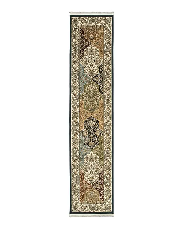 ORIENTAL WEAVERS Masterpiece 1331 Runner Rug, 2'3 X 10 - Navy/multi