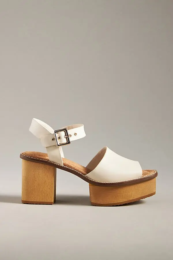 KELSI DAGGER BROOKLYN Platform Sandals - White