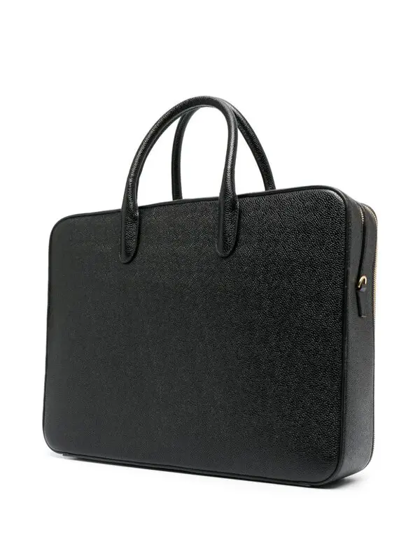 Thom Browne Rwb-loop Leather Briefcaseunisex